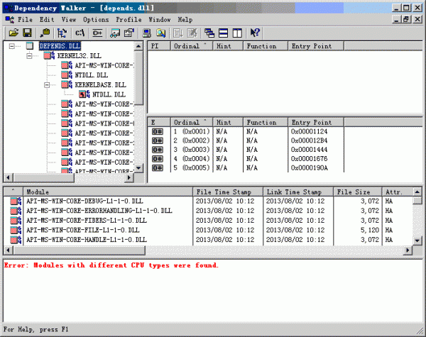 [转]使用Dependency Walker工具查看DLL文件-CSDN博客