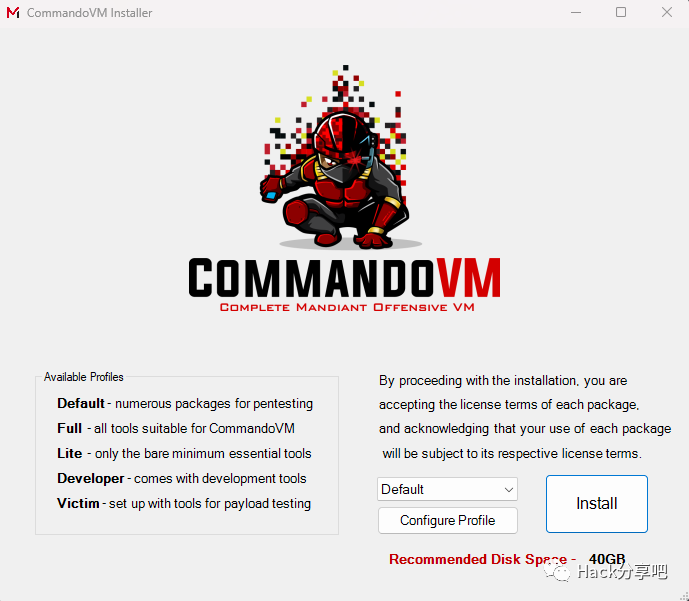Commando VM 3.0 红队渗透工具集_commandovm-CSDN博客