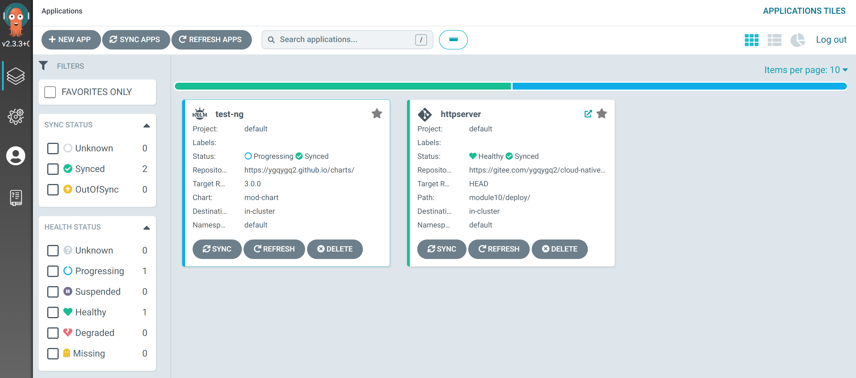 Argo CD 体验_argocd chart-CSDN博客