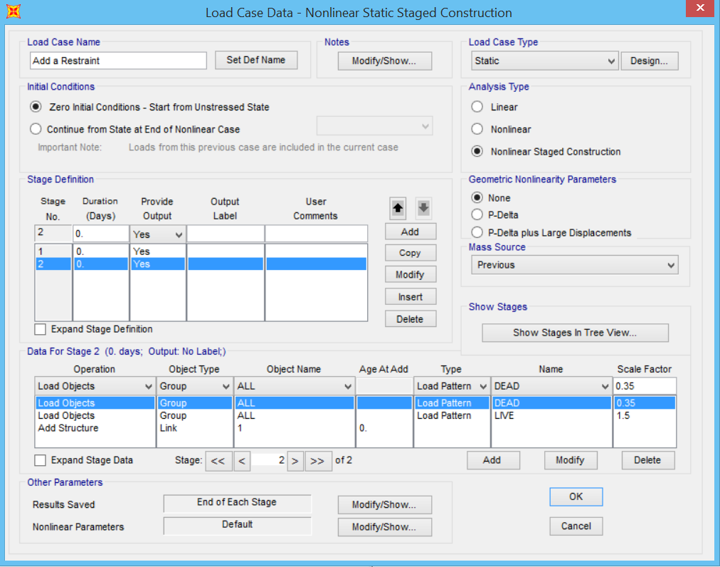 【SAP2000】使用link单元改变结构支撑条件Changing Support Conditions of a Structure ...