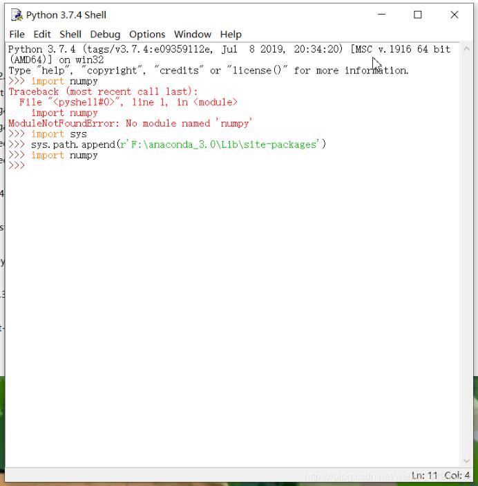 python idle使用anaconda中库怎么用_在Python IDLE 下调用anaconda中的库教程-CSDN博客