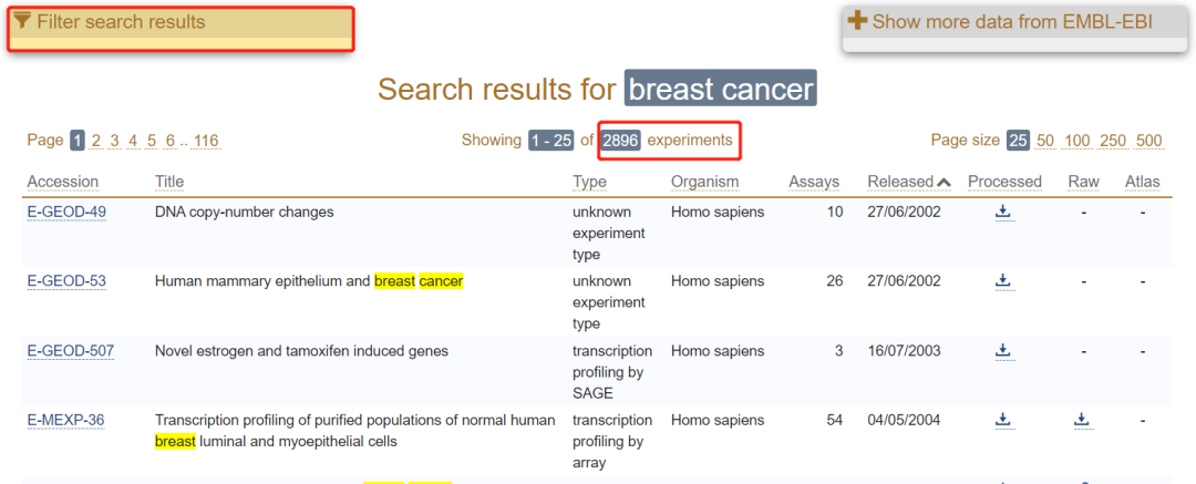 芯片数据分析笔记【04】 | ArrayExpress 数据库介绍-CSDN博客