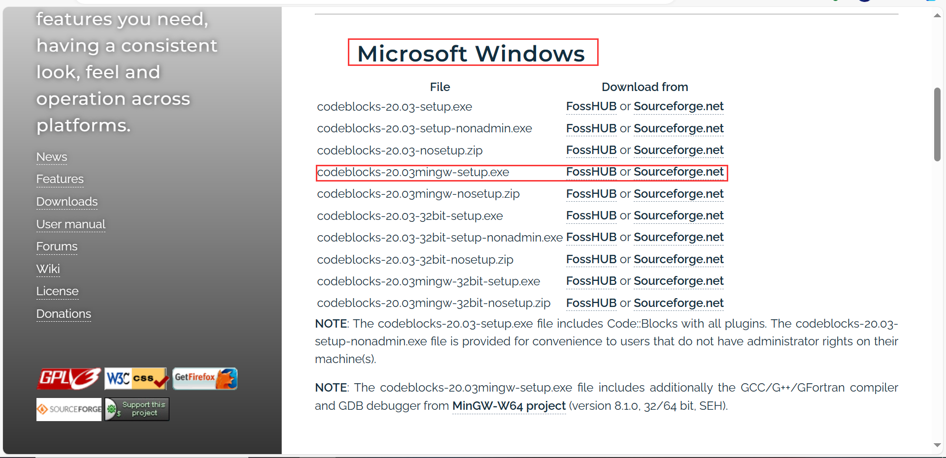 00 C语言编辑器安装_codeblocks 20.03 mingw-CSDN博客