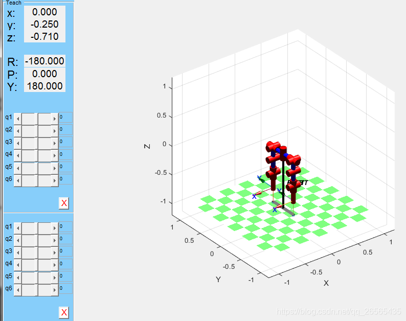 matlab坐标系转换_双臂Matlab仿真建模：正运动学-CSDN博客