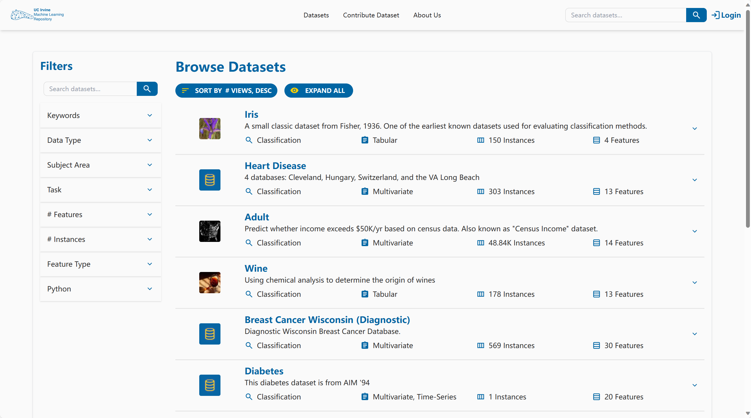 UCI数据集准备方式-CSDN博客