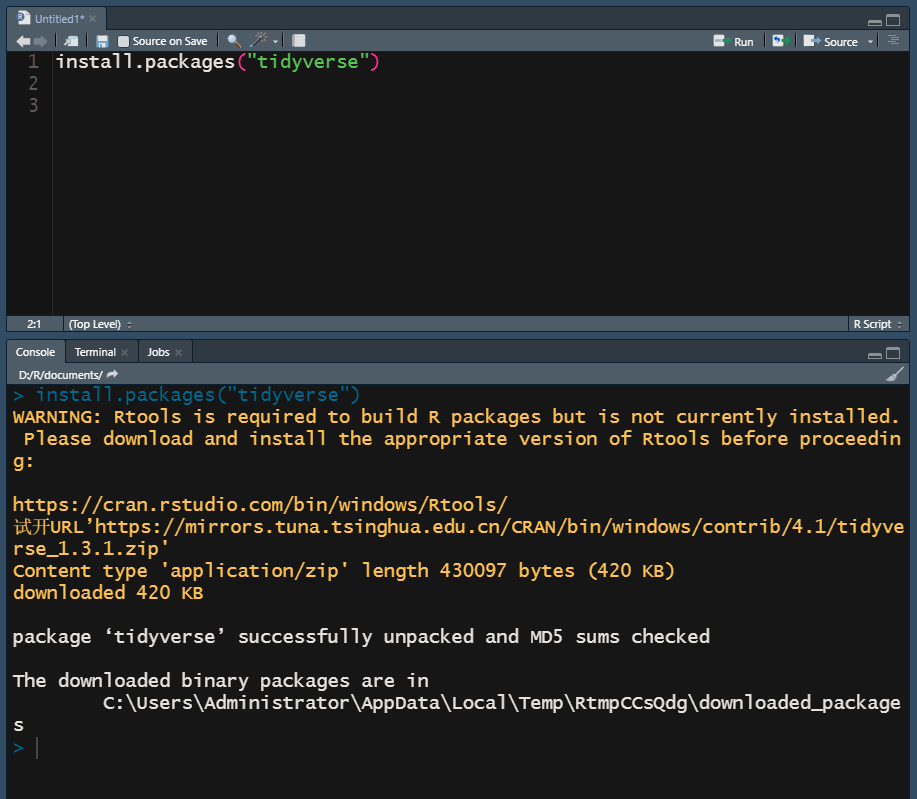 R语言—如何下载和使用包_r语言下载安装包-CSDN博客
