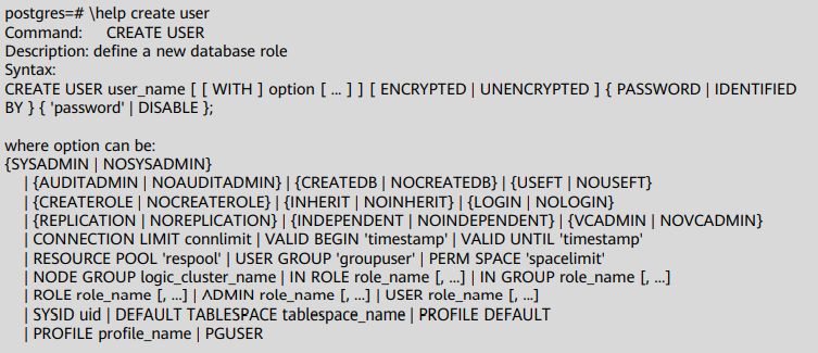 openGauss的用户与角色_openguassdb 检查用户基本权限-CSDN博客