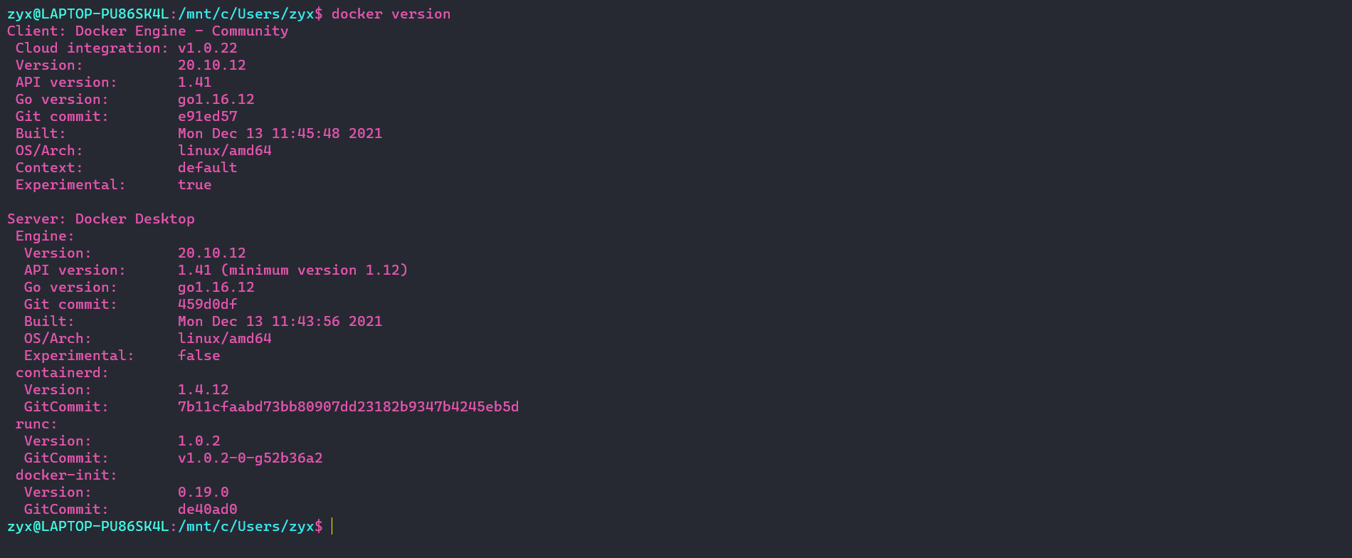 win10开发环境搭建之wsl2(Ubuntu)+Terminal+docker_wsl 2 需要更新其内核组件。有关信息,请访问-CSDN博客