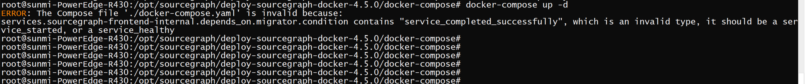 使用docker-compose部署sourcegraph，并接入Gerrit_docker sourcegraph-CSDN博客