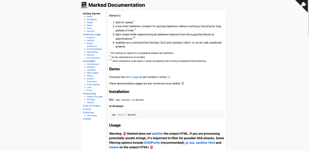 每一个都很好用的4款markdown解析开源库_commonmark.js 和 markdown-it.js-CSDN博客