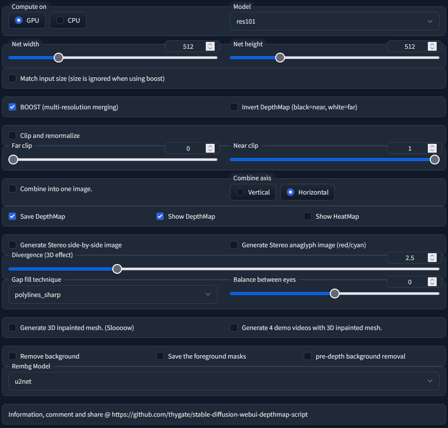 Stable Diffusion WebUI深度图生成脚本：让你的图像栩栩如生_depthmap-script插件-CSDN博客