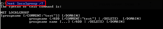 命令行修改本地组策略_通过命令行从Windows进行本地组管理-CSDN博客