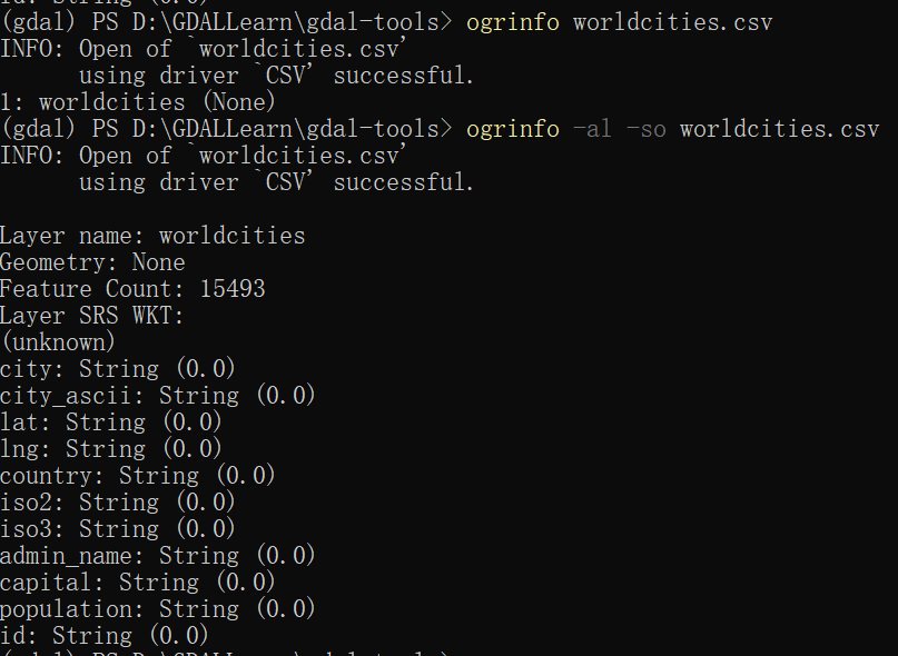 GDAL：矢量数据提取-转换-加载（ETL）过程_csv转gpkg文件怎么用命令行来做-CSDN博客