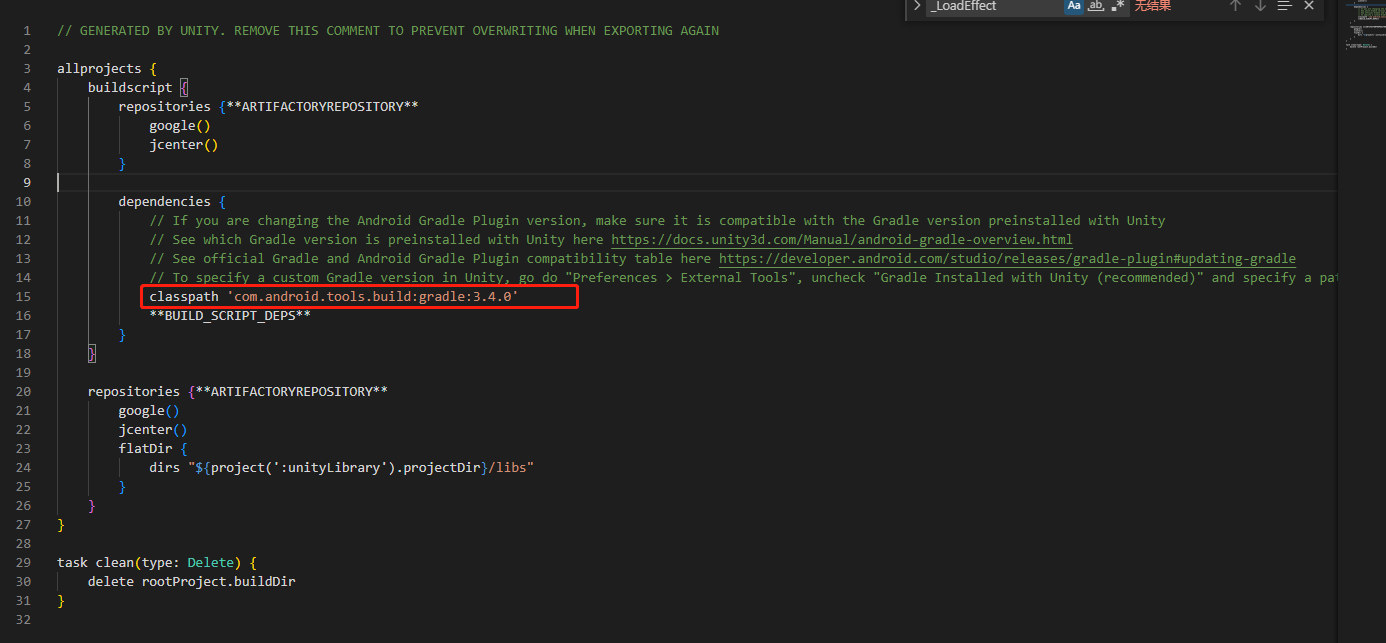 Unity:The option ‘android.enableR8‘ is deprecated and should not be used anymore.It will be remo ...