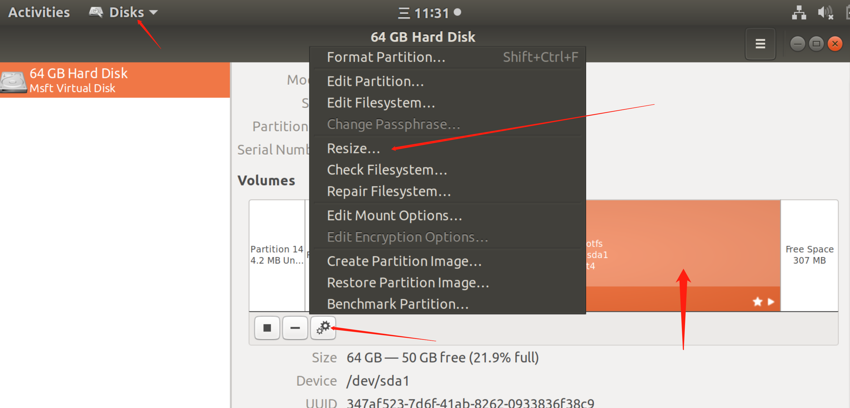 hyper-v Ubuntu 扩容简易方案-CSDN博客