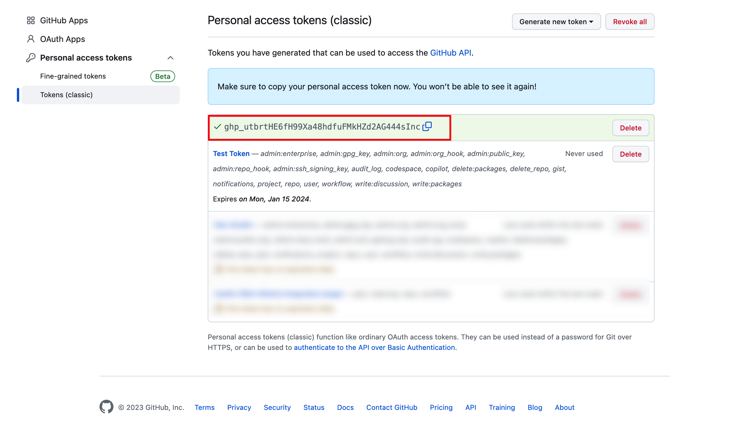 Github新的认证方式_github new personal access token-CSDN博客