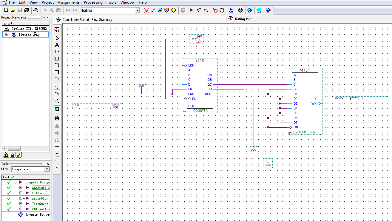 序列发生器设计Quartus仿真_74161和74151设计序列发生器-CSDN博客