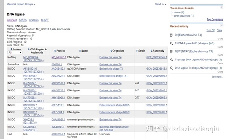 ncbi查找目的基因序列_如何利用NCBI查找某物种的特定基因CDS序列和蛋白序列-CSDN博客