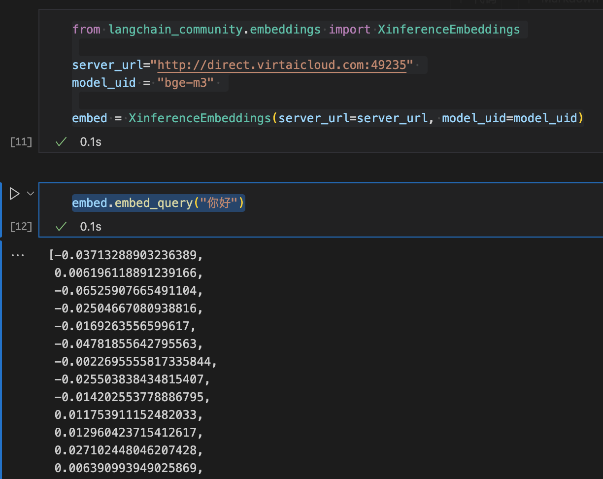 使用Xinference部署向量化模型_xinference如何在趋动云上启动-CSDN博客