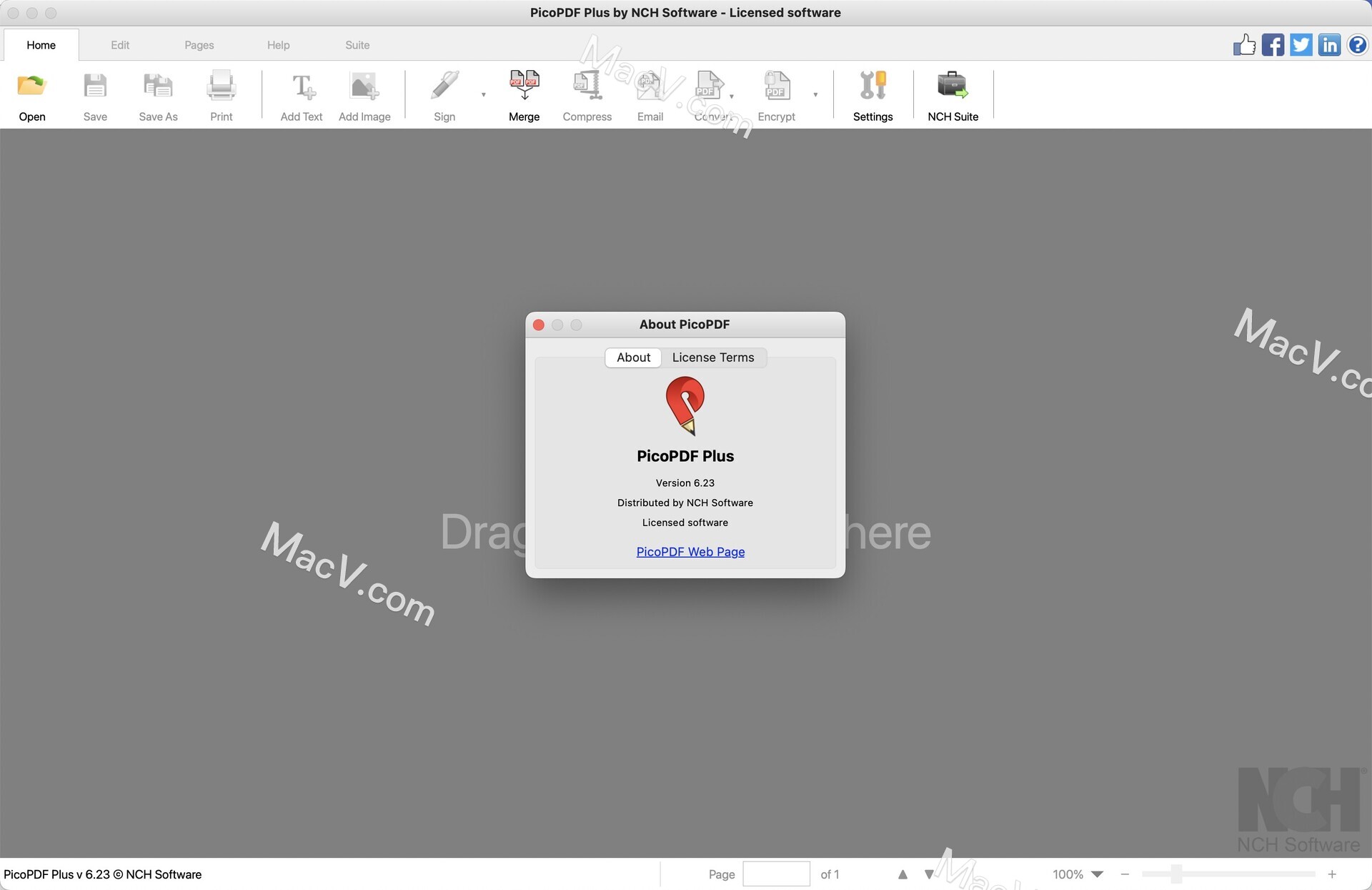 NCH PicoPDF Plus for Mac(PDF编辑工具)v6.23 版-CSDN博客