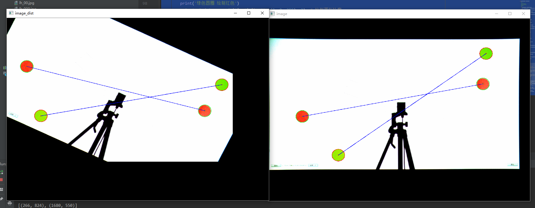 Python Opencv 寻找不同颜色圆形以及连线、标记轮廓和圆心python定位红色圆球坐标 Csdn博客