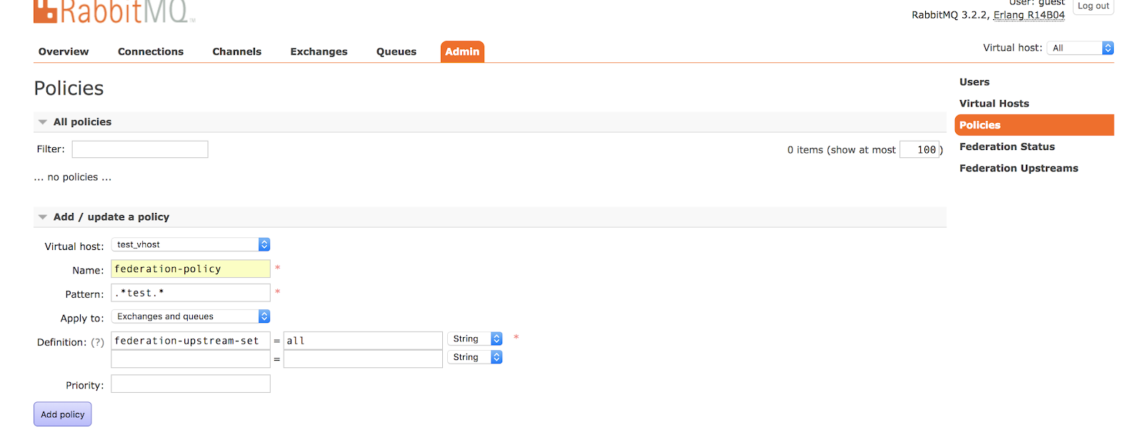 RabbitMQ Federation 插件使用_federation plugin-CSDN博客