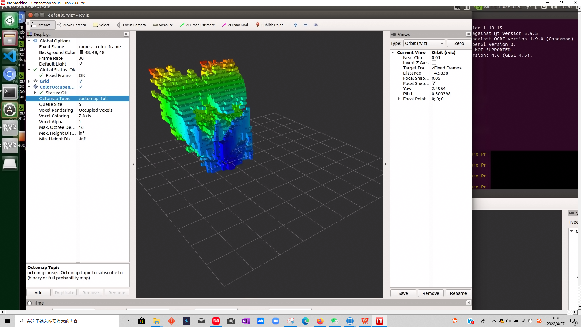 自己实现一下基于T265+D435i的octomap建图20220515_d435+t265在线构建三维局部栅格地图-CSDN博客