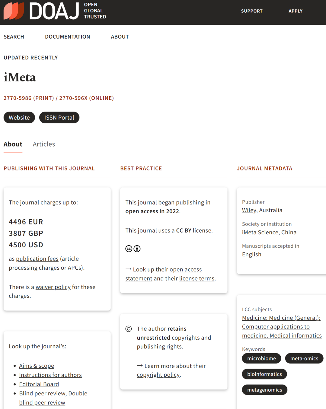 iMeta | 23/11/28起被ESCI收录创刊起所有文章，24年将获得首个影响因子-CSDN博客