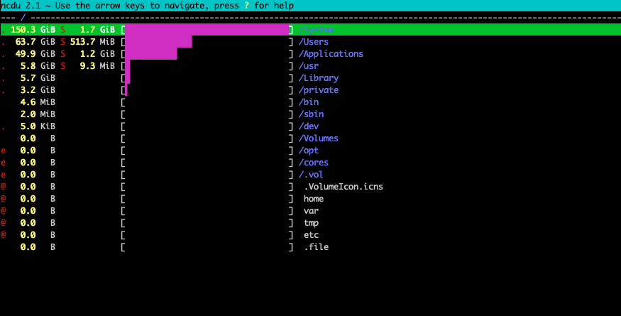 mac查看硬盘占用情况_macos dos查看磁盘信息命令-CSDN博客