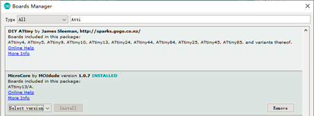 amt630a芯片中文资料_用Arduino UNO烧录Attiny13A芯片_weixin_39639550的博客-CSDN博客