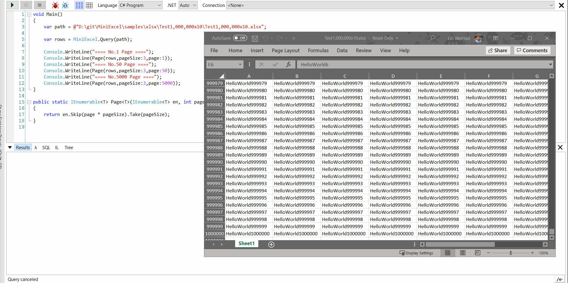 C#库-MiniExcel_c# miniexcel-CSDN博客