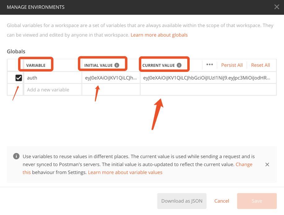postman（拓展篇） Globals和Environment的变量设置_environment my workspace - globals imported-CSDN博客