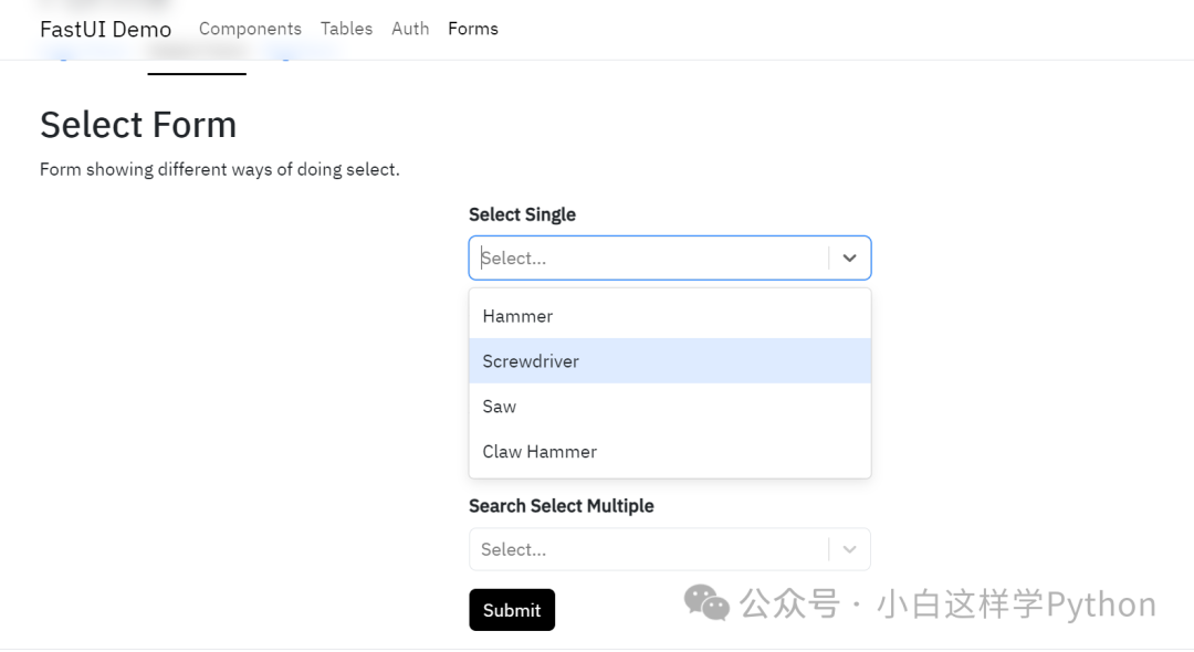 FastUI：用Python快速构建Web应用程序界面_fastui 教程-CSDN博客