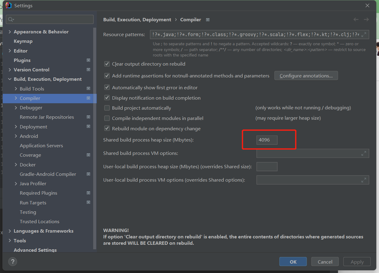 Idea运行大型项目,项目启动死机,cpu使用率占用过高build Process Heap Size 设置为2048后启动报错 Csdn博客