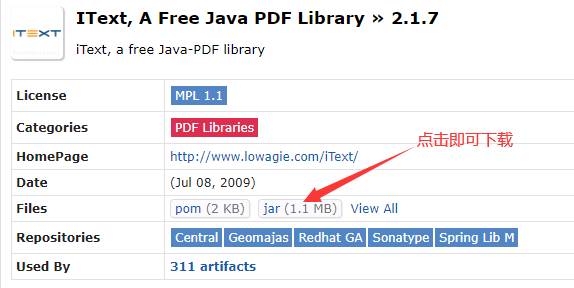 因 Cannot resolve com.lowagie:itext:2.1.7.js6，选择手动安装 Jar 包进 Maven 仓库_com.lowagie.itext jar-CSDN博客