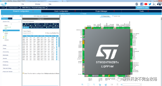 STM32CubeMX生成STM32H7工程-Pinout&Configuration-Timer Connectivity(四)_stm32cubemx connectivity显示 三角号 ...