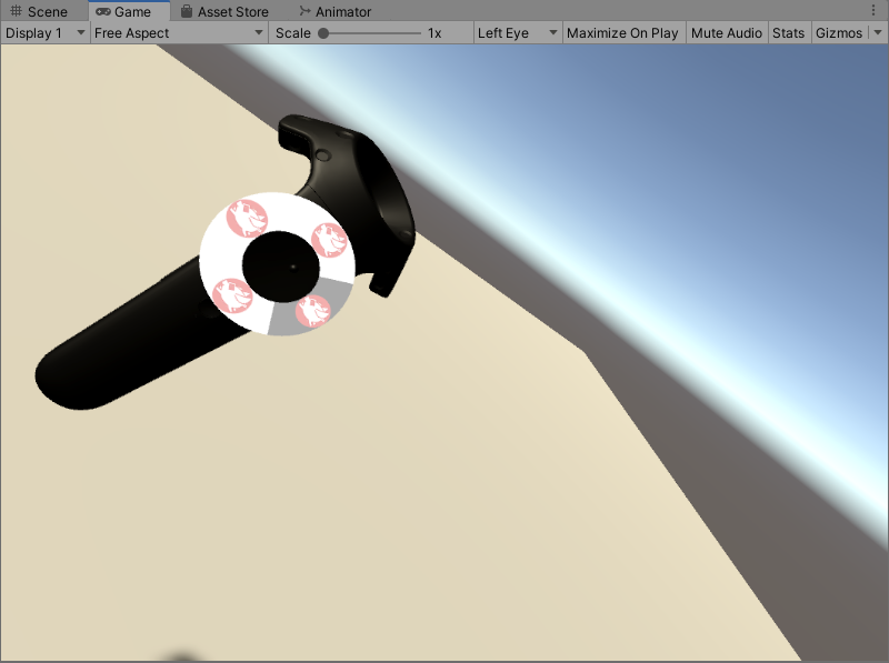 Unity结合HTC Vive开发之VRTK手柄Touchpad键圆盘UI显示_unity vive touchpad-CSDN博客