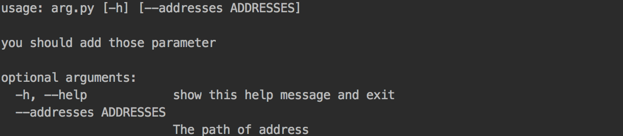 Argparseargumentparser用法解析 Csdn博客