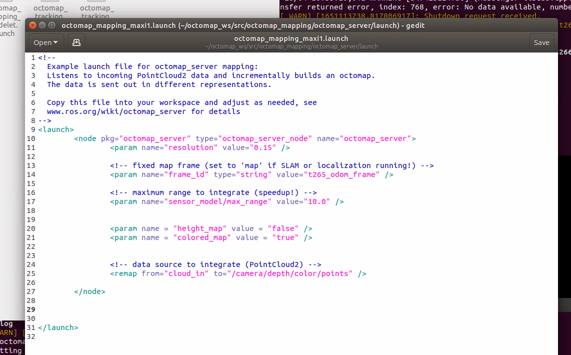 自己实现一下基于T265+D435i的octomap建图20220515_d435+t265在线构建三维局部栅格地图-CSDN博客