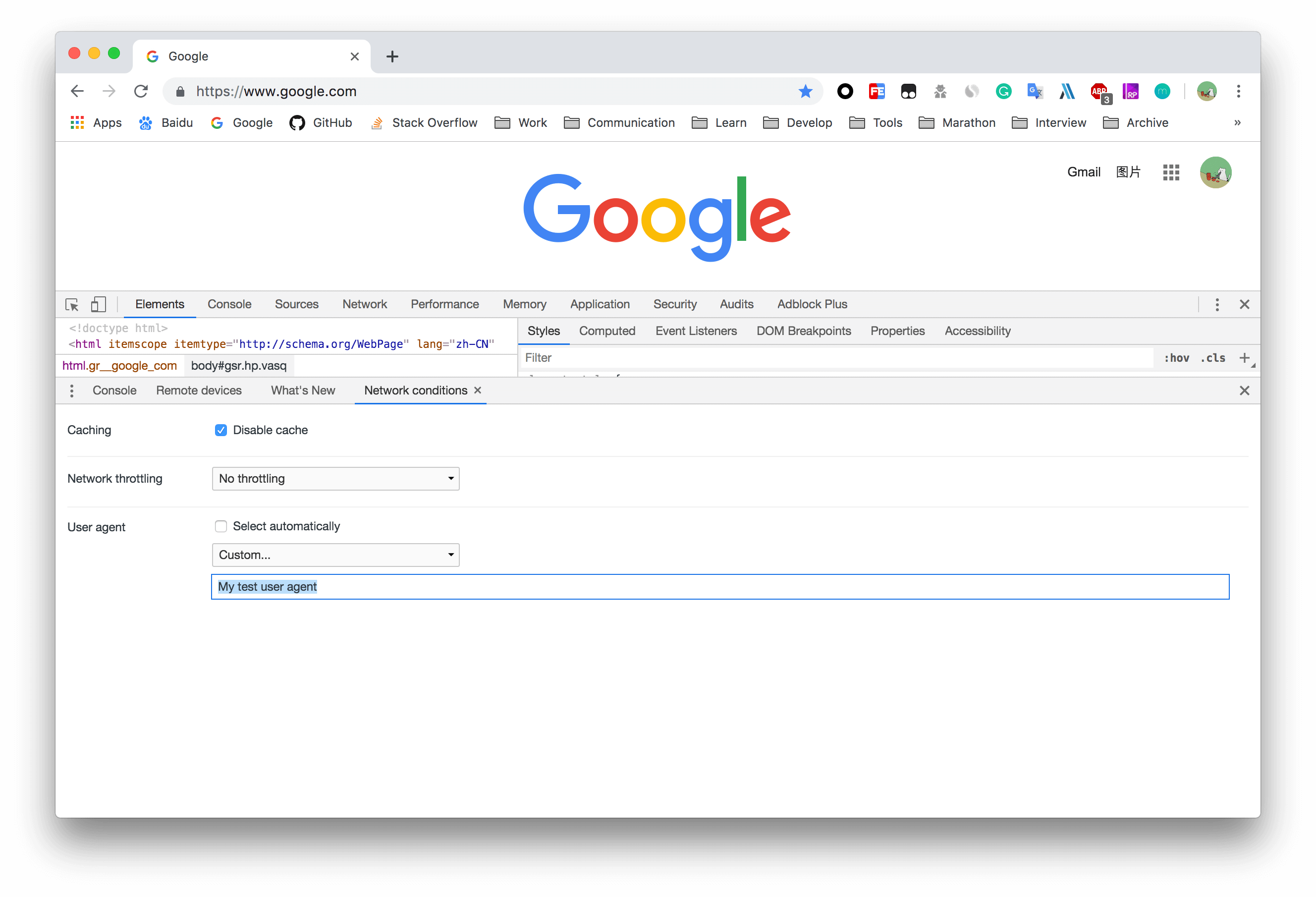 Chrome 浏览器如何修改 User-Agent_chrome修改useragent-CSDN博客
