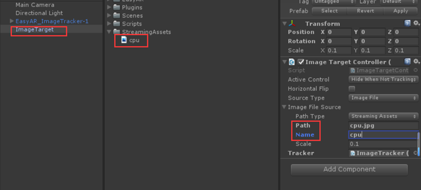 在unity中使用EasyAR插件实现AR效果_easy ar投放物体-CSDN博客