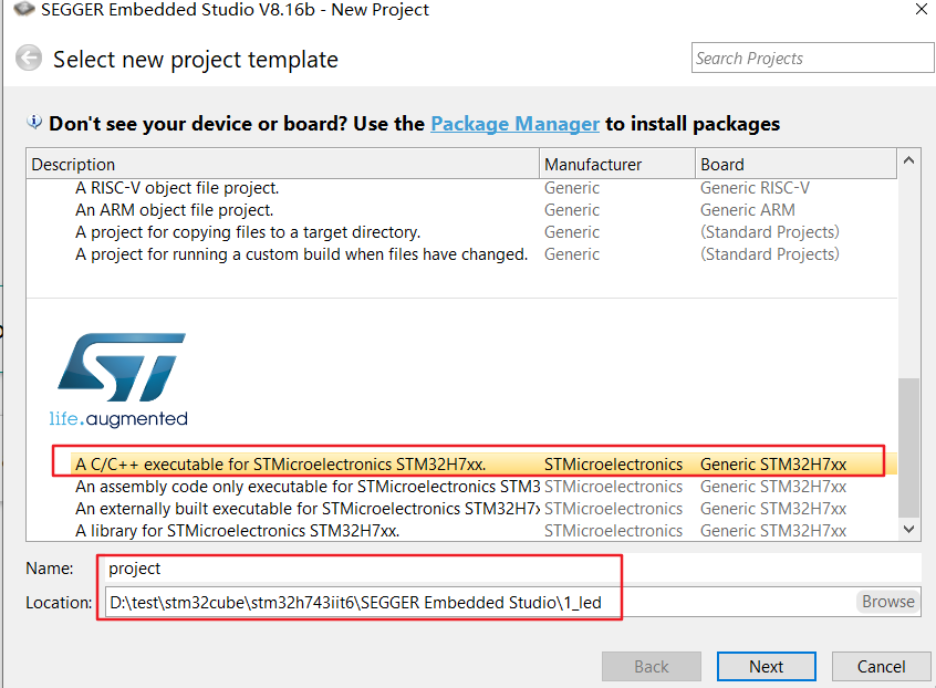 1、使用SEGGER Embedded Studio开发stm32H7-CSDN博客