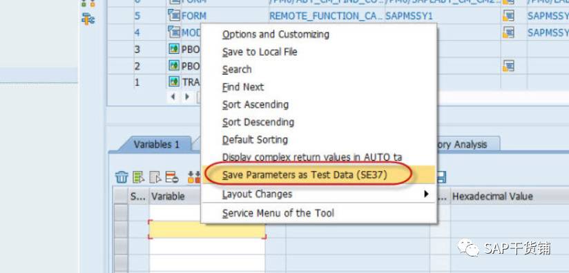 Save parameters as test data(se37)-CSDN博客