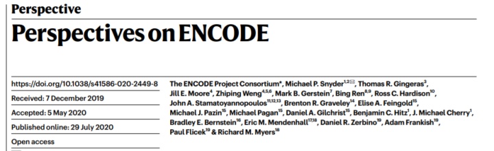 dna编码库_Nature |DNA元件百科全书（ENCODE）计划, 全面注释基因组元件-CSDN博客