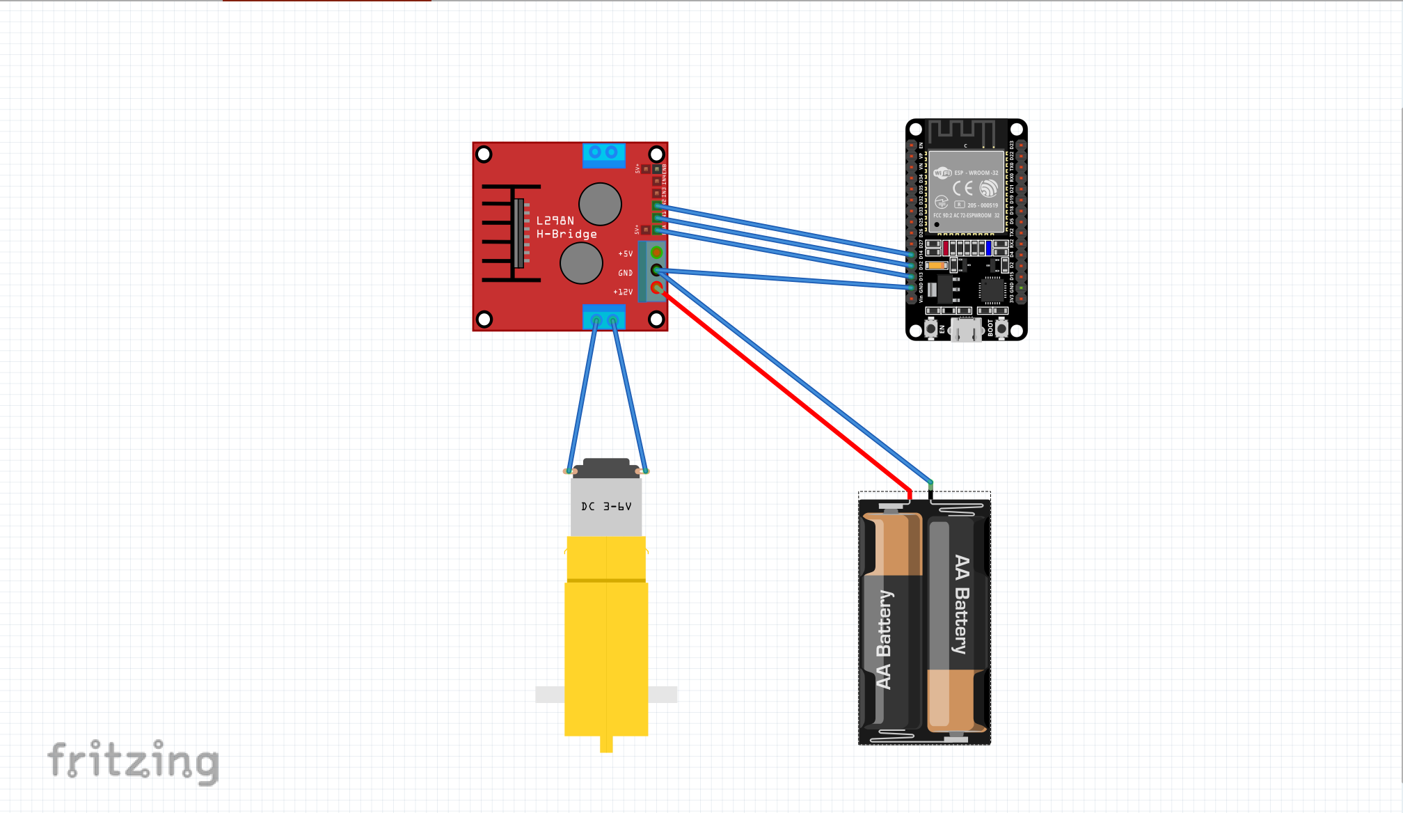 通过esp32控制电机正反转并实现一款简易的停车场升降杆(micropythonthonny)esp32 减速马达连接 Csdn博客