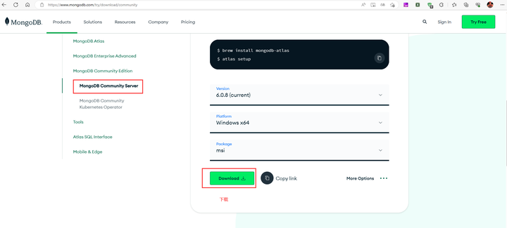 解决：pymongo.errors.ServerSelectionTimeoutError: localhost:27017: [WinError 10061] 由于目标计算机积极拒绝，无法 ...