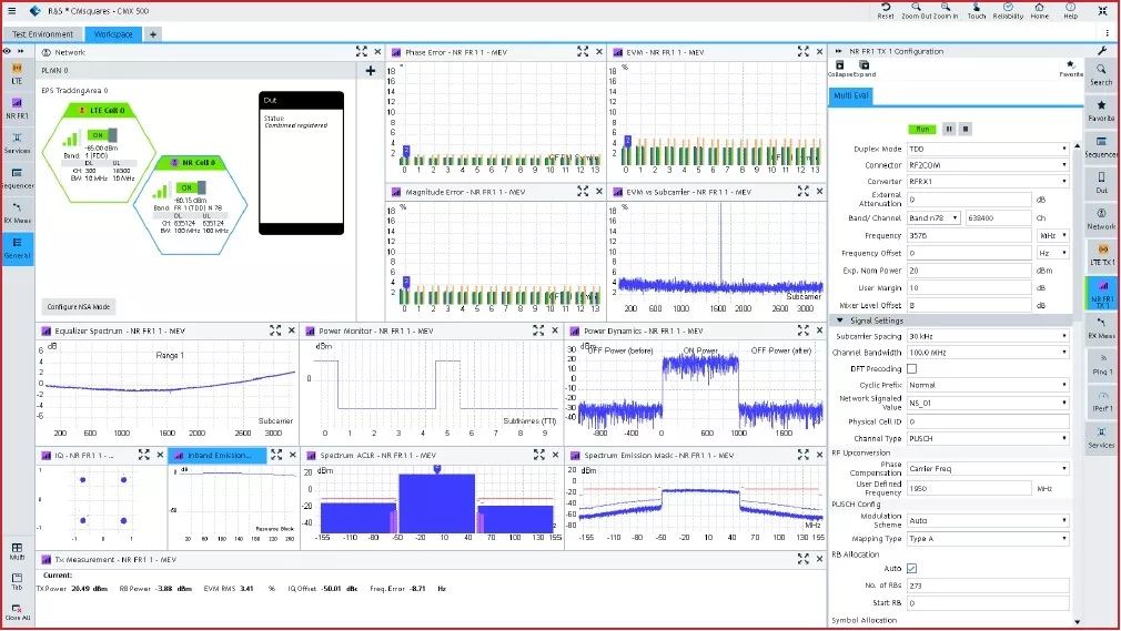 cmw500 lte非信令测试_5G一体式测试解决方案(原载于微波杂志20年1/2月号)-CSDN博客